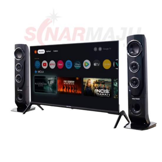 LED TV 32 Inch Polytron HD Ready GOOGLE TV Tower Speaker PLD-32TG5055